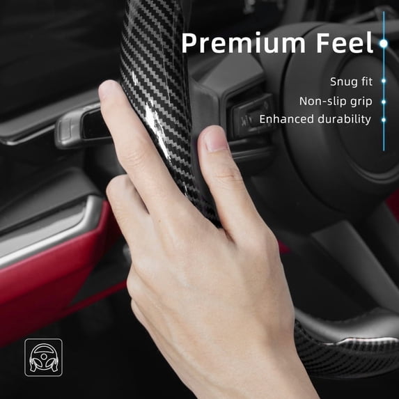 BOXIANG Suitable for Volkswagen Carbon Fiber Texture Steering Wheel ...