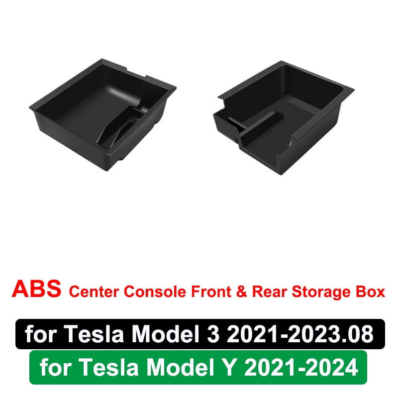 BOXIANG fit for Tesla Model Y 3 Center Console Storage Organizer Box ...