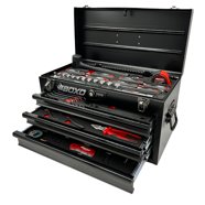 Boxo USA Heavy Duty 185pcs Metric & SAE Tool Set with 3 Drawers Carry ...