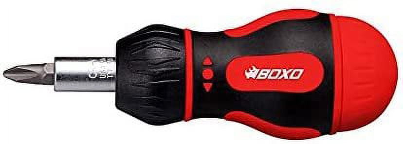 BOXO USA Ratcheting Screwdriver Red/Black - Walmart.com