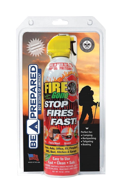 BOY SCOUTS OF AMERICA FIRE GONE FGBSA-1300 Red AND White 6.75X2.63X12 ...