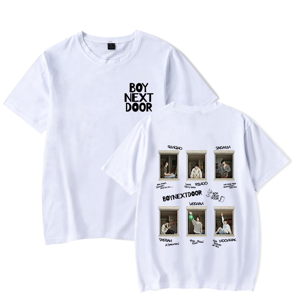 BOYNEXTDOOR Cosplay Merch KPOP Tour T-shirt Short Sleeve Women Men ...