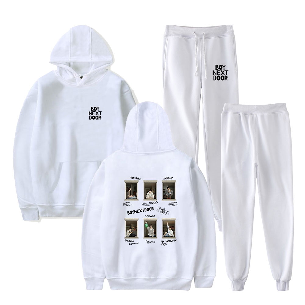 BOYNEXTDOOR Kpop Hoodie Suit Man/Woman Hip Hop 2 Pieces Sets - Walmart.com