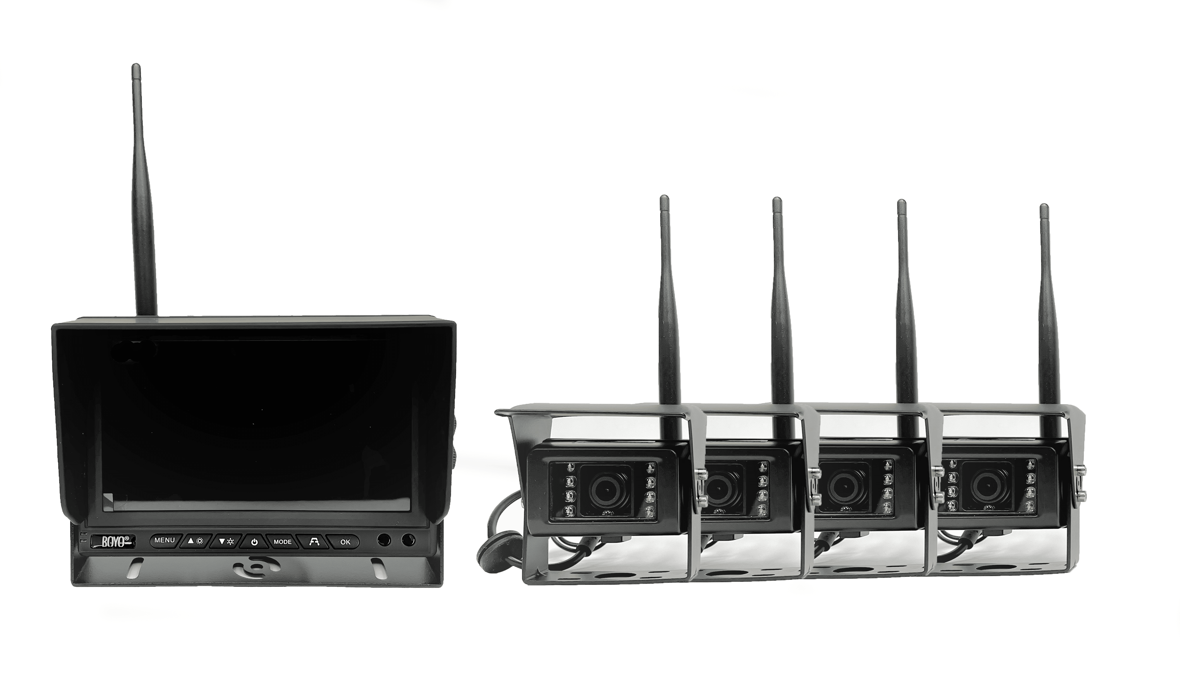 BOYO VTC701AHD-Q4 : Wireless Vehicle AHD Backup Camera System with 7 ...