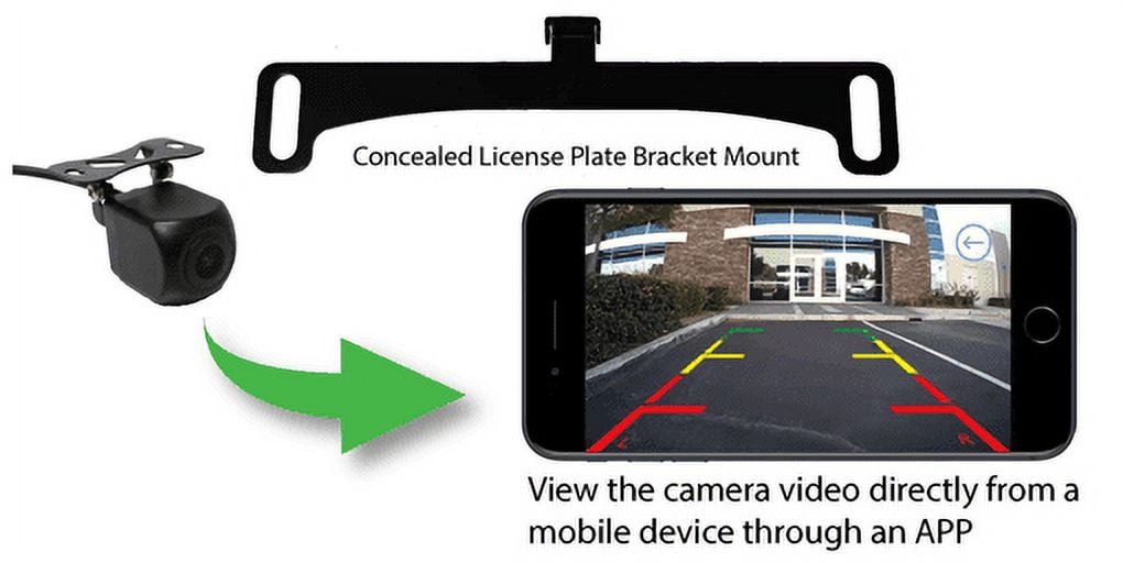 BOYO VTX400W - WI-FI Wireless Universal Mount Backup Camera, Viewable ...