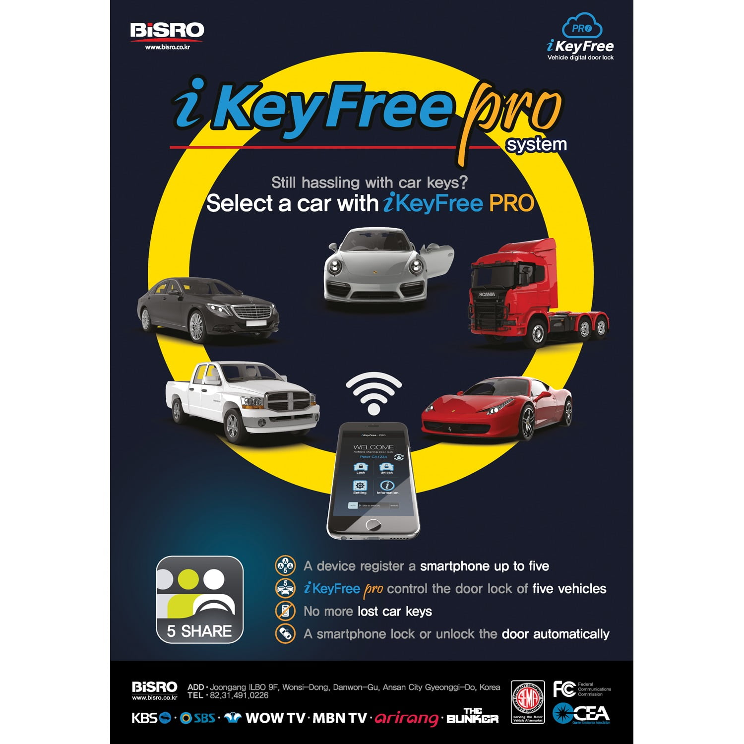 BOYO Vision iKeyfree-Pro iKeyFree PRO Smartphone Keyless System ...