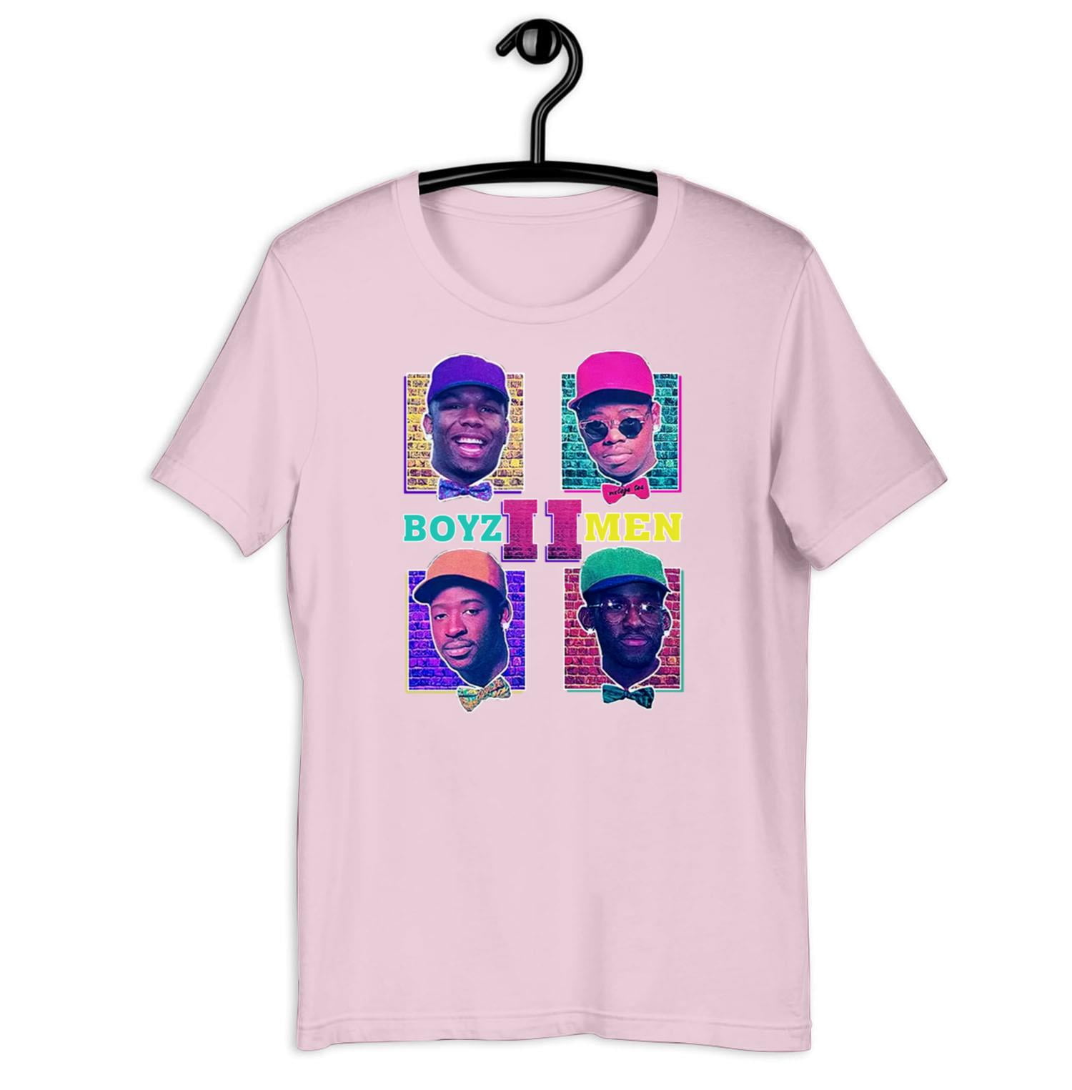 BOYZ II MEN Band Members Short Sleeve Cotton Black Unisex T-Shirt ...