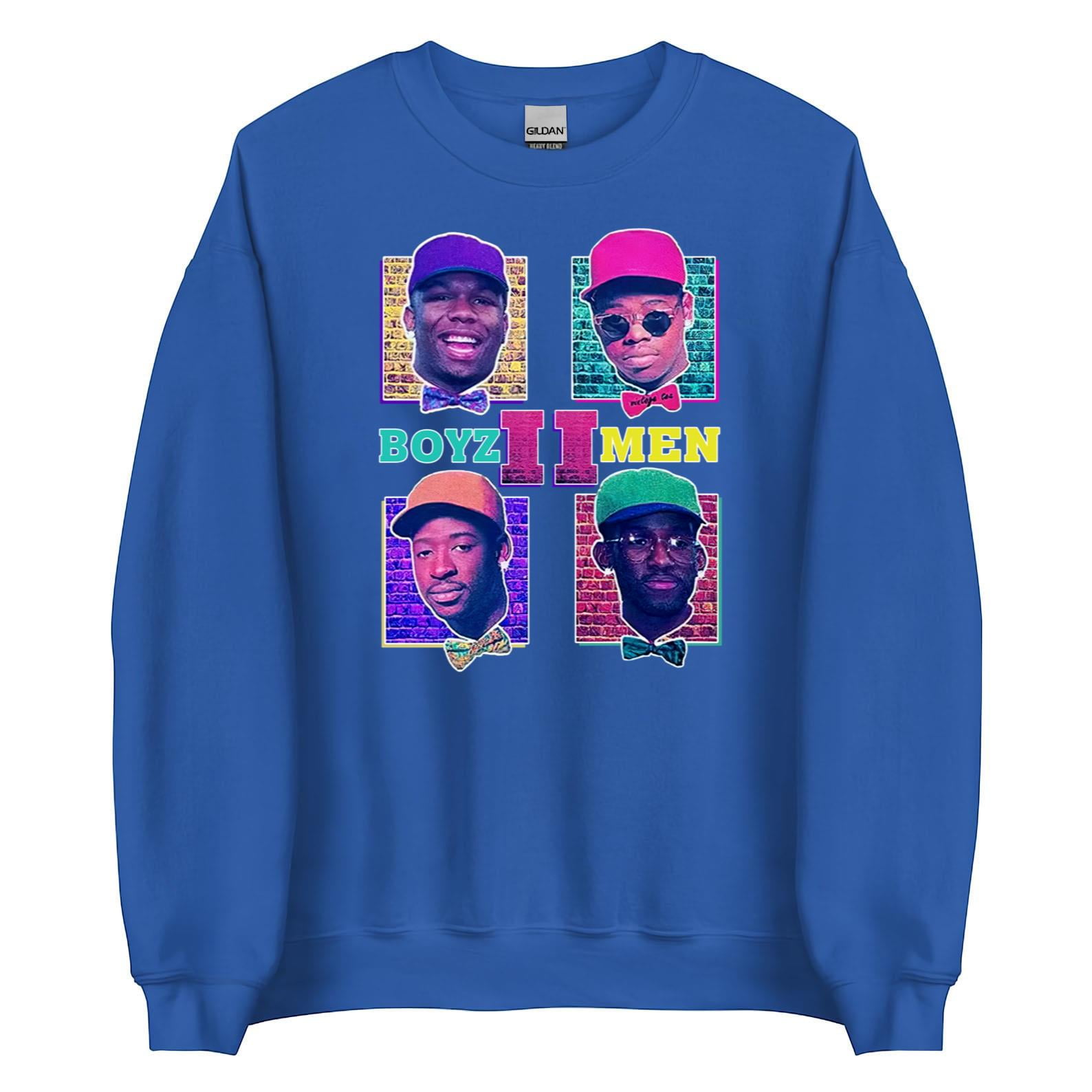 BOYZ II MEN Band Members Short Sleeve Cotton Black Unisex T-Shirt ...