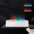 BOZLUN Colorful Flame Fire Diffuser Humidifier with Remote Control ...