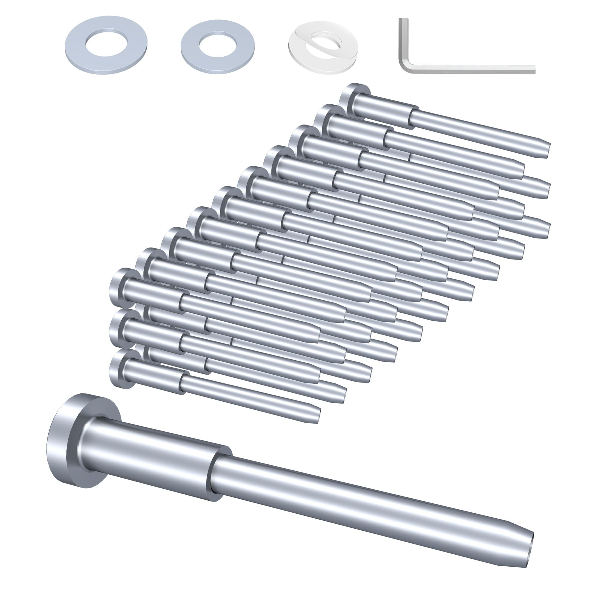 BOZXYE 30 Pack Invisible Cable Railing kit, 1/8" Stainless Steel ...