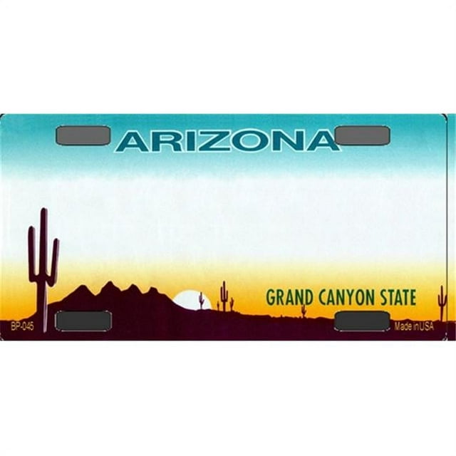 BP-045 Arizona State Background Blanks Flat- Bicycle License Plates ...