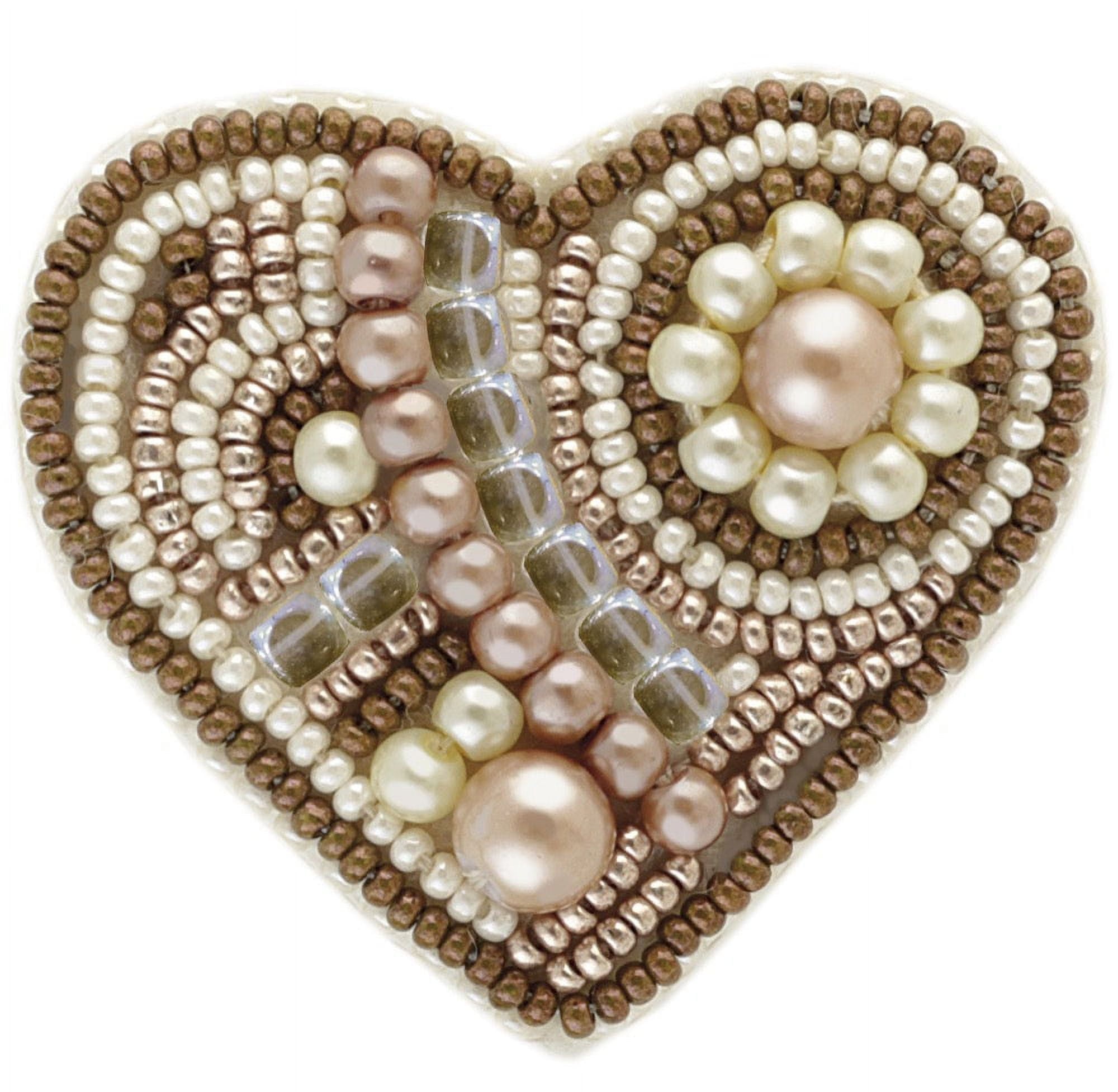 BP-185C Beadwork kit for creating brooch Crystal Art Set of pictures ...