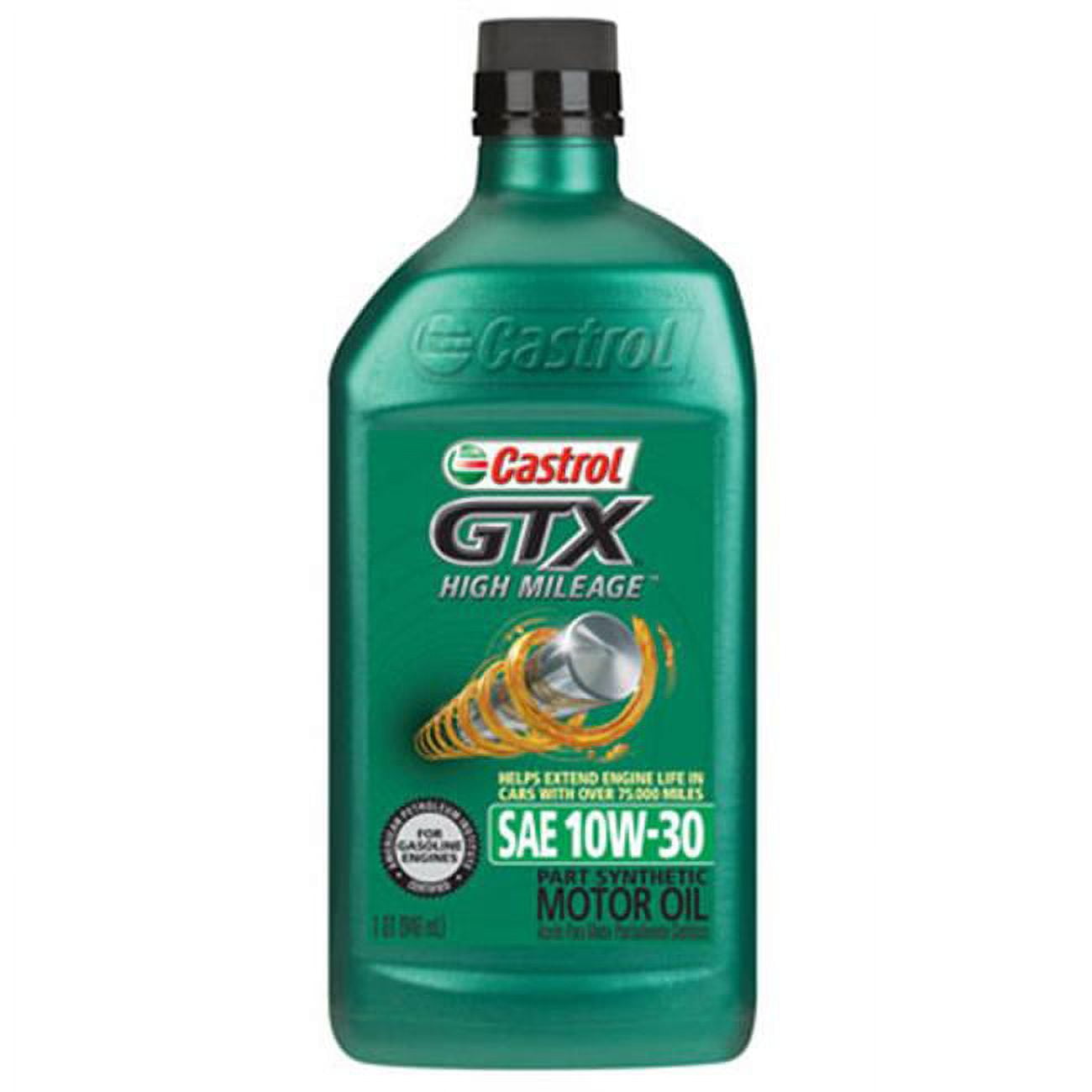 BP Lubricants 06450 Castrol 10W30 GTX High Mileage Motor Oil - Walmart.com
