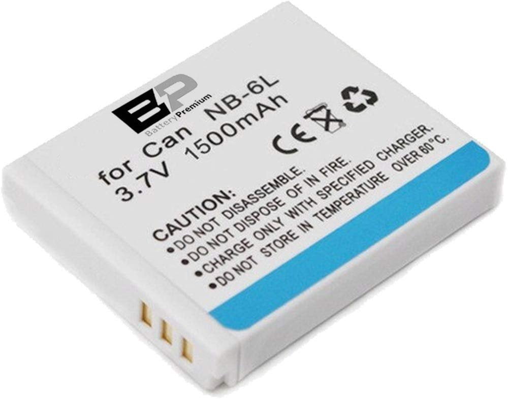 BP NB-6L Battery for Canon NB-6L, NB-6LH for PowerShot D30, S120,SD1200 ...