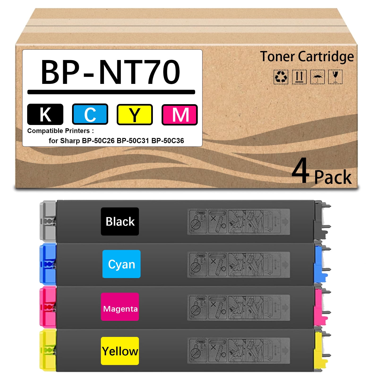 BP-NT70 Toner Cartridge Replacement for Sharp BP-NT70 Toner Cartridges ...