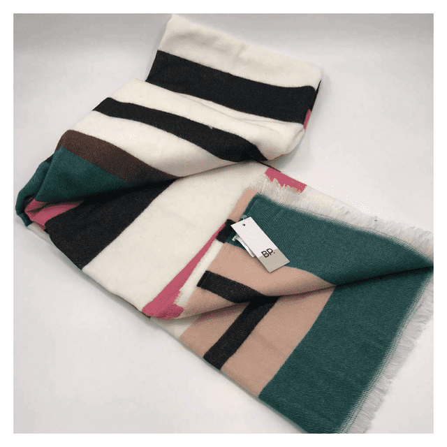 NORDSTROM BP PINK GREEN BROWN MULTI COLORED SCARF 80" X 30" - Walmart ...