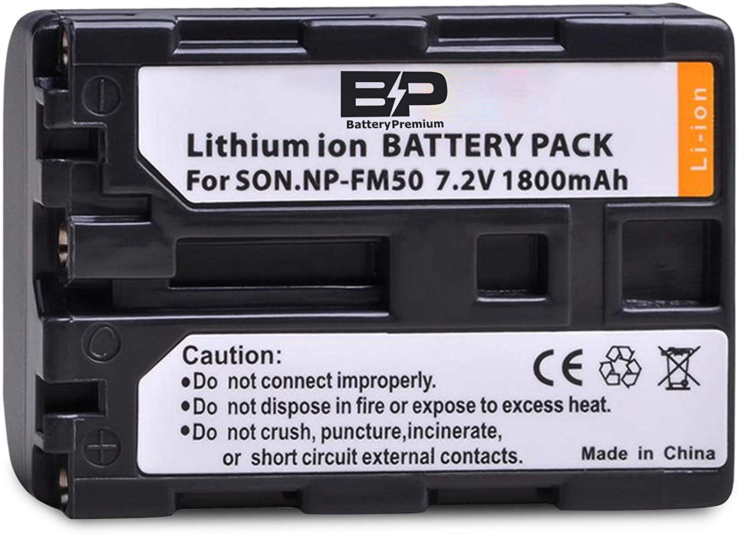 BP replacement Battery for Sony NP-FM50 & Sony Handycam DCR-TRV38 DCR ...