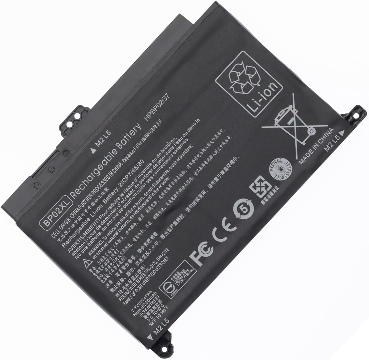 BP02XL 849909-850 Laptop Battery for HP Pavilion Notebook PC 15 Series ...