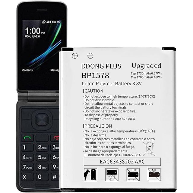 BP1578 Li-ion Replacement Battery for Verizon Kazuna eTalk 4G LTE/KAZ ...