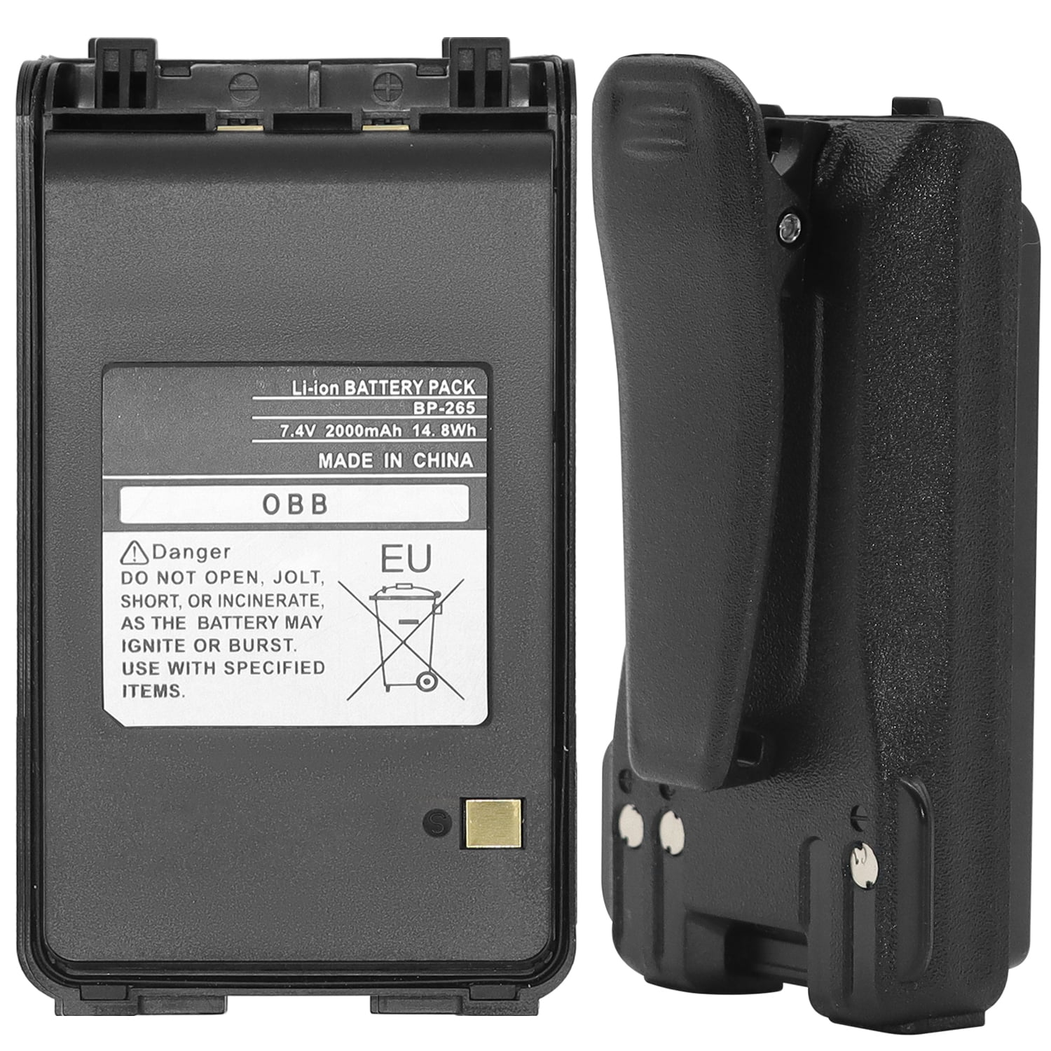 BP264 BP-264 2600mAh Ni-MH Battery Compatible for ICOM IC-T70A IC-F4001 ...