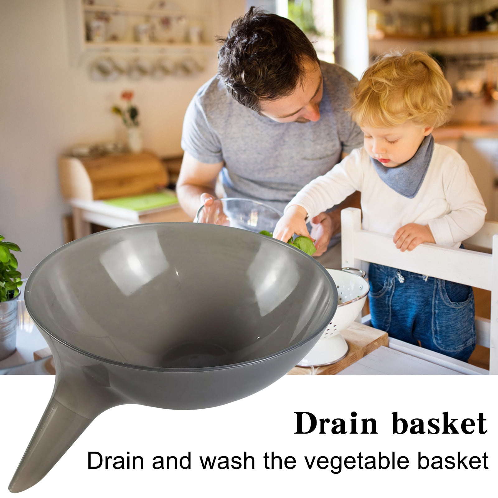 BPA-Free Food Dehydrator,Plastic Strainer Basket Draining Bowl With ...