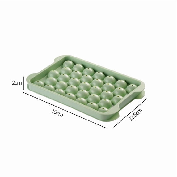 BPA-Free Round Sphere Ice Ball Maker - Home Plastic Ice Cube Mold for ...