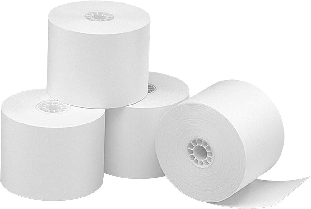 BPA Free Thermal Paper - 50 Rolls 2 1/4" (58mm) X 165 Ft. Cash Register ...