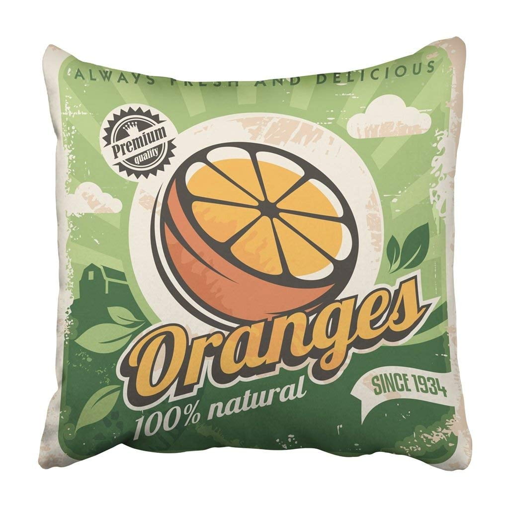 BPBOP Green Juice Vintage For Orange Farm Fruit Retro Label Design Old ...