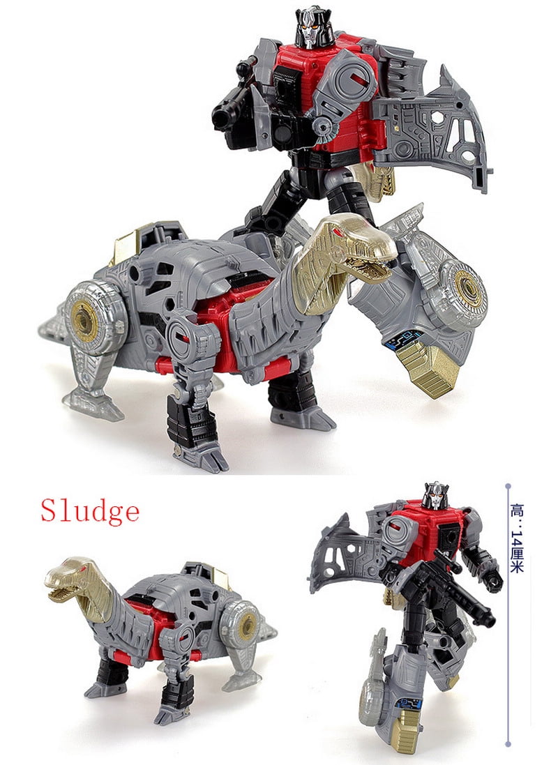BPF 5IN1 Combination Transformation Toy G1 Dinosaur Dinoking Volcanicus ...