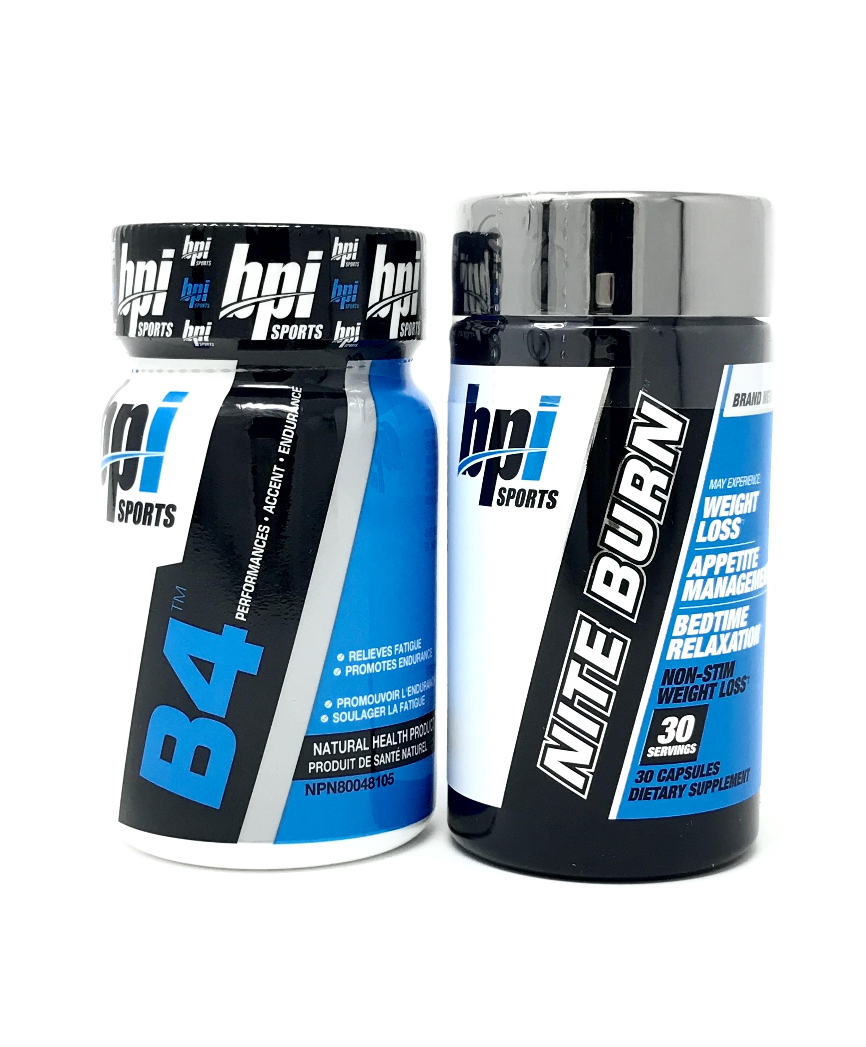 BPI B4 30 Capsules + Nite Burn 30 Capsules Fat Burner Combo Stack ...