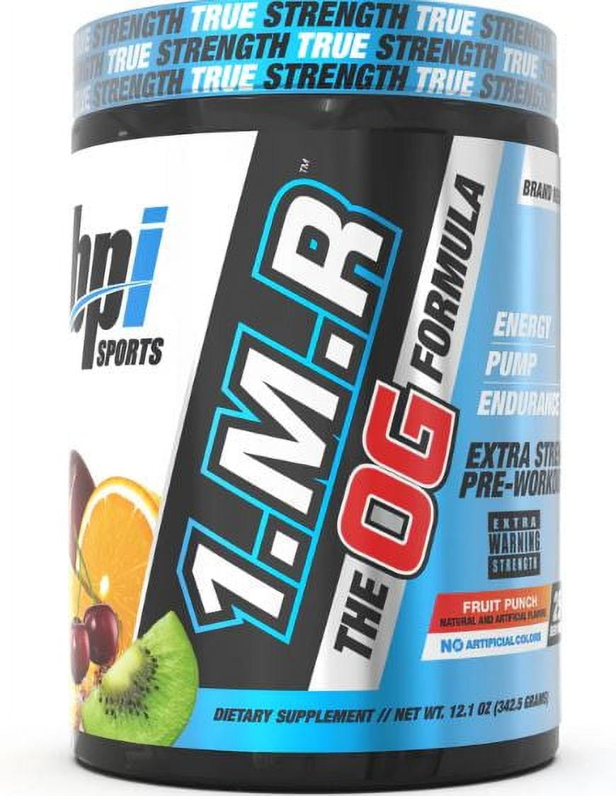 BPI Sports 1MR OG Pre-Workout 25 Servings Fruit Punch - Walmart.com