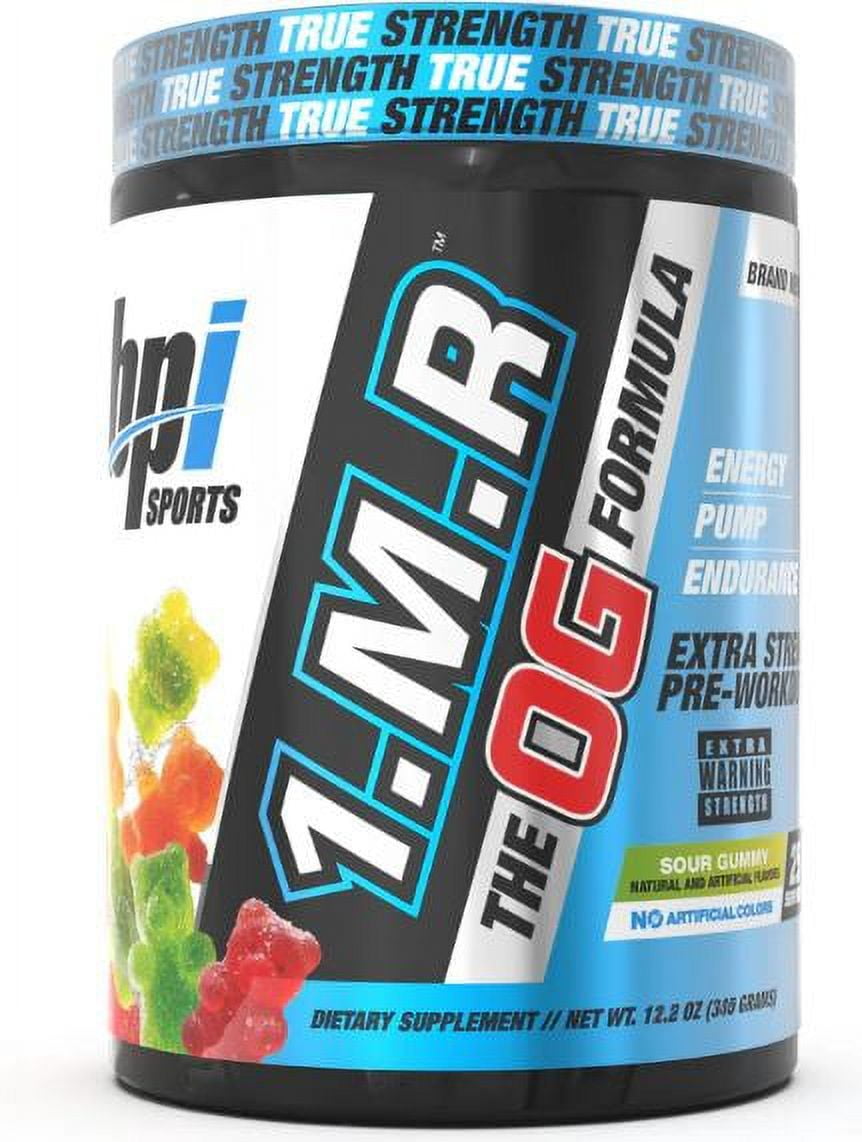 BPI Sports 1MR OG Pre-Workout 25 Servings Sour Gummy - Walmart.com