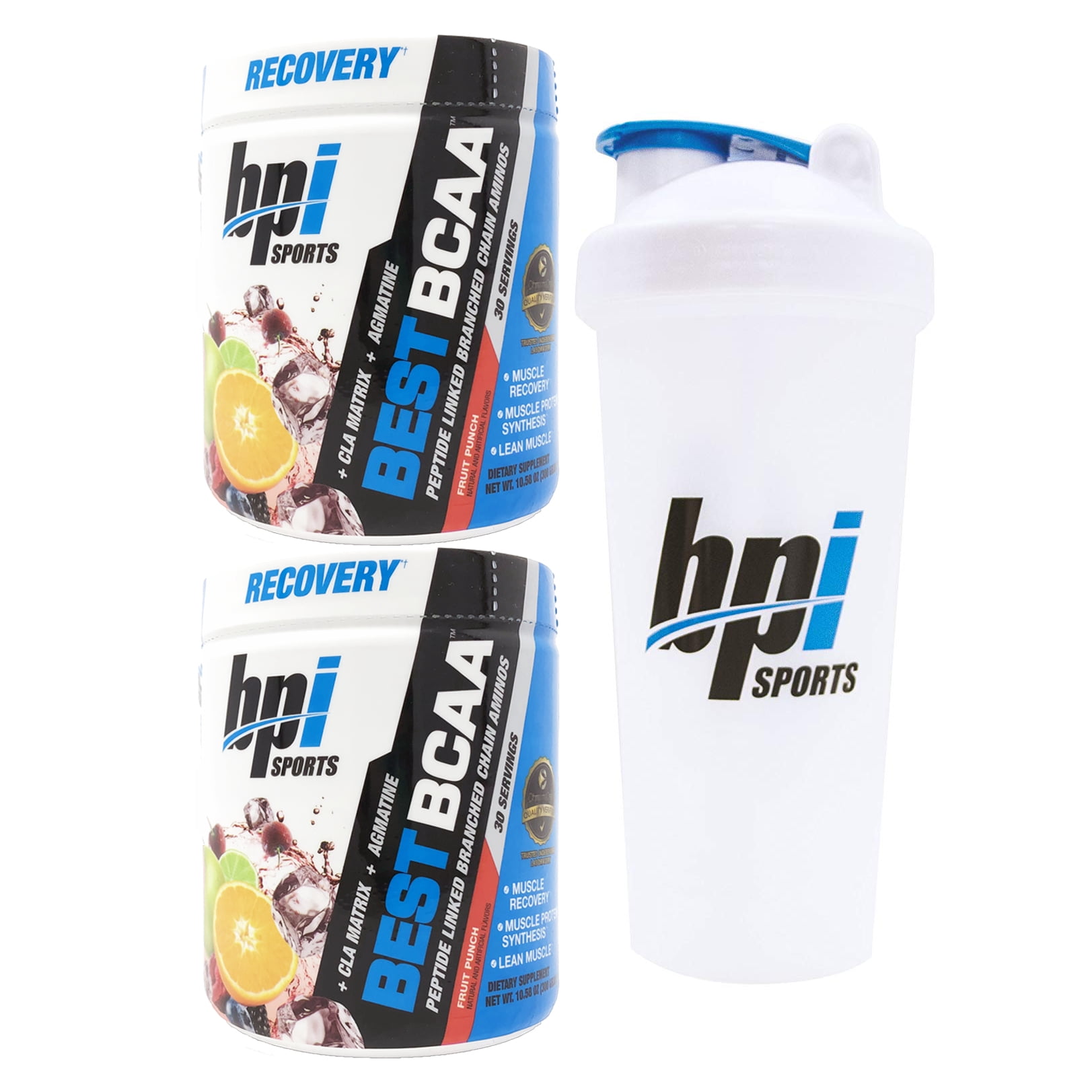 BPI Sports Best BCAA Branched Chain Amino Acids Pack of Two 30 Servings ...
