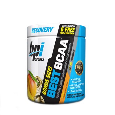BPI Sports Best BCAA Powder, Blue Raspberry, 30 Servings - Walmart.com
