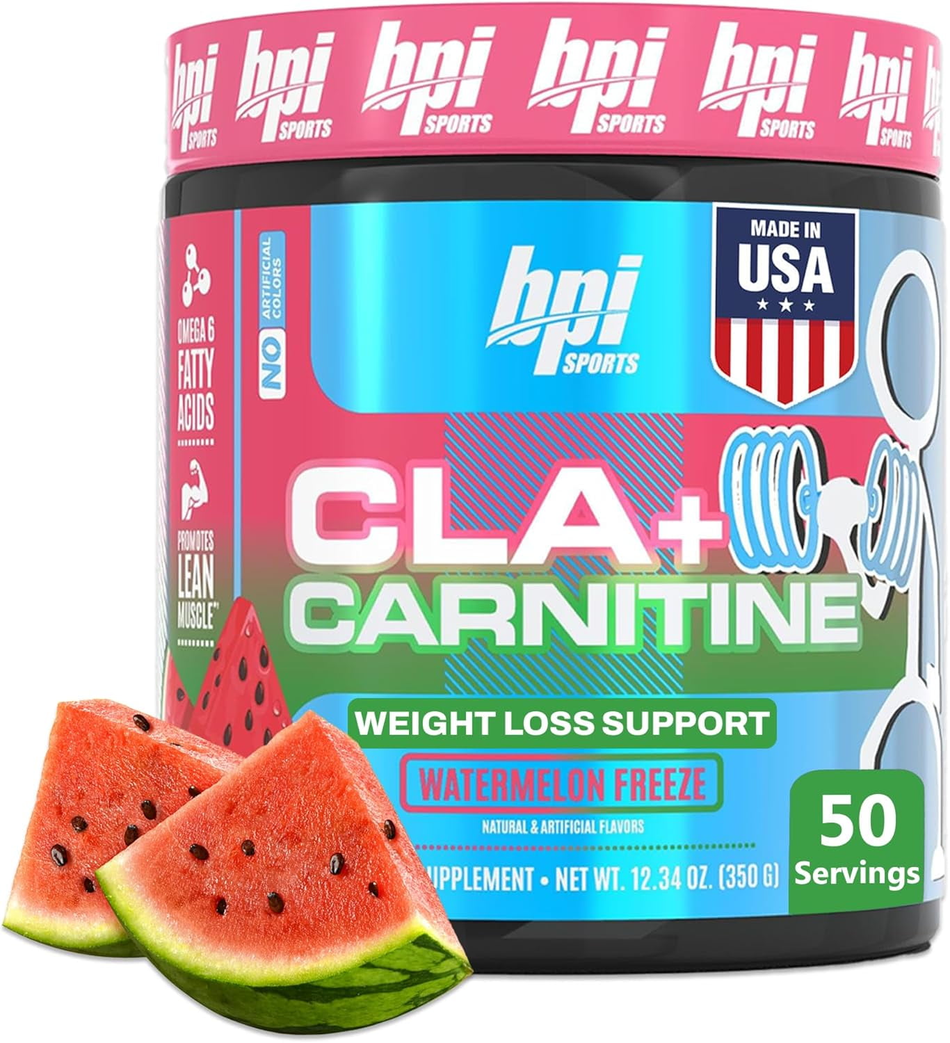 BPI Health CLA + Carnitine - Fat Burner Powder, Non-Stim Weight Loss ...