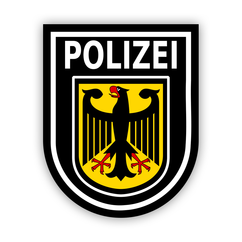 BPOL Polizei Logo Sticker Decal - Self Adhesive Vinyl - Weatherproof ...