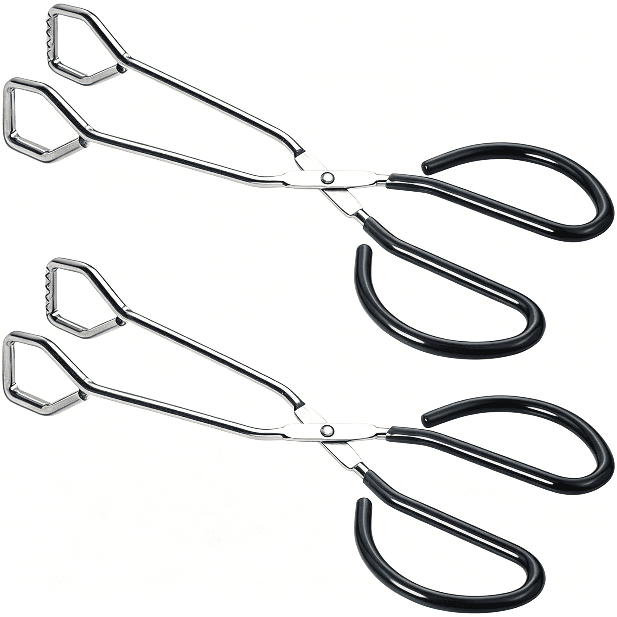 BPPEG 10-Inch Heavy Duty Stainless Steel Kitchen Scissor Tongs,Set of 2 ...