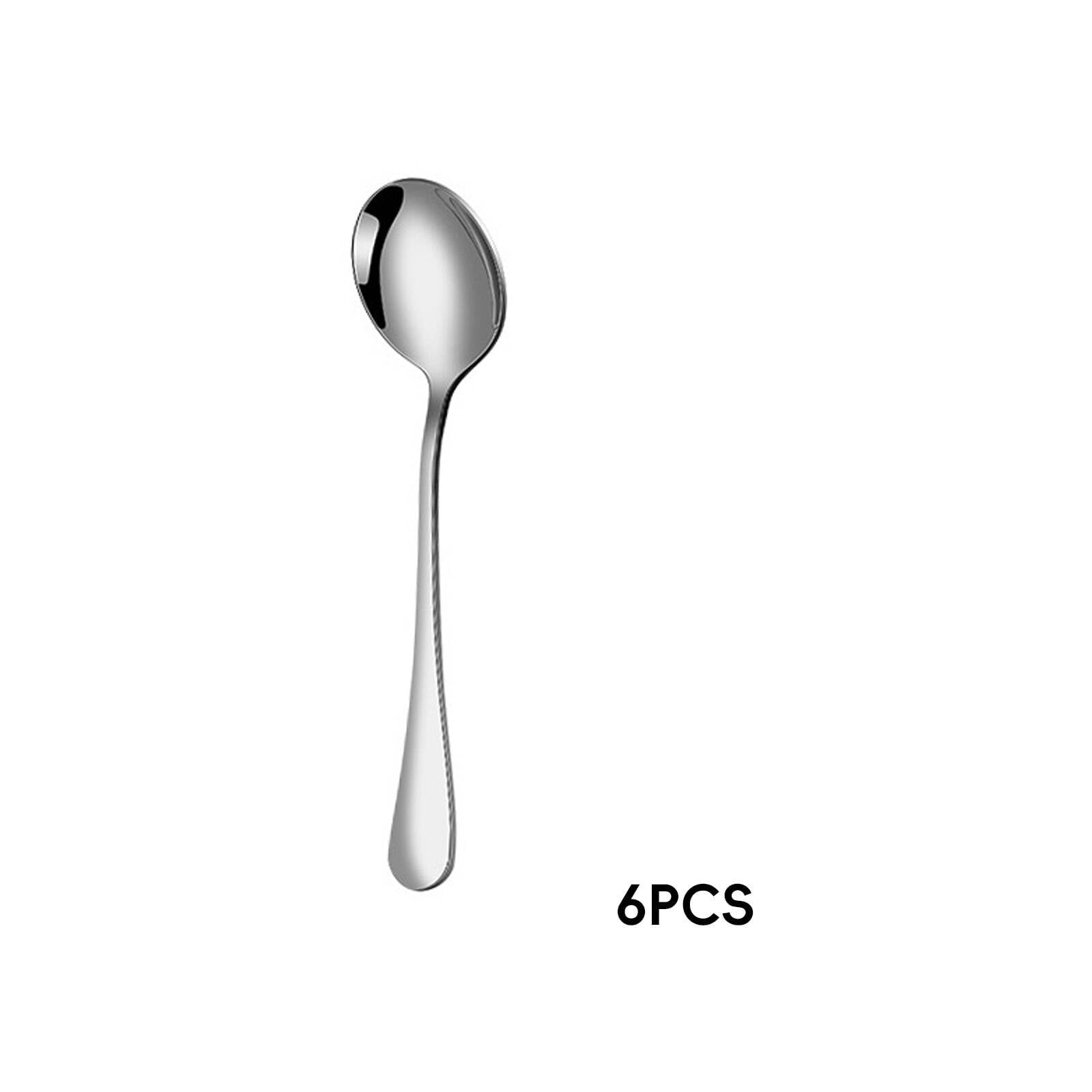 BPPEG 2026 New Stainless Steel Spoon Durable Kitchen Flatware Spoon ...
