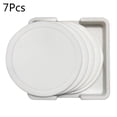 BPPEG 7 PCS Silicone Cup Coaster Mat Set Drink Holder Mug Stand ...