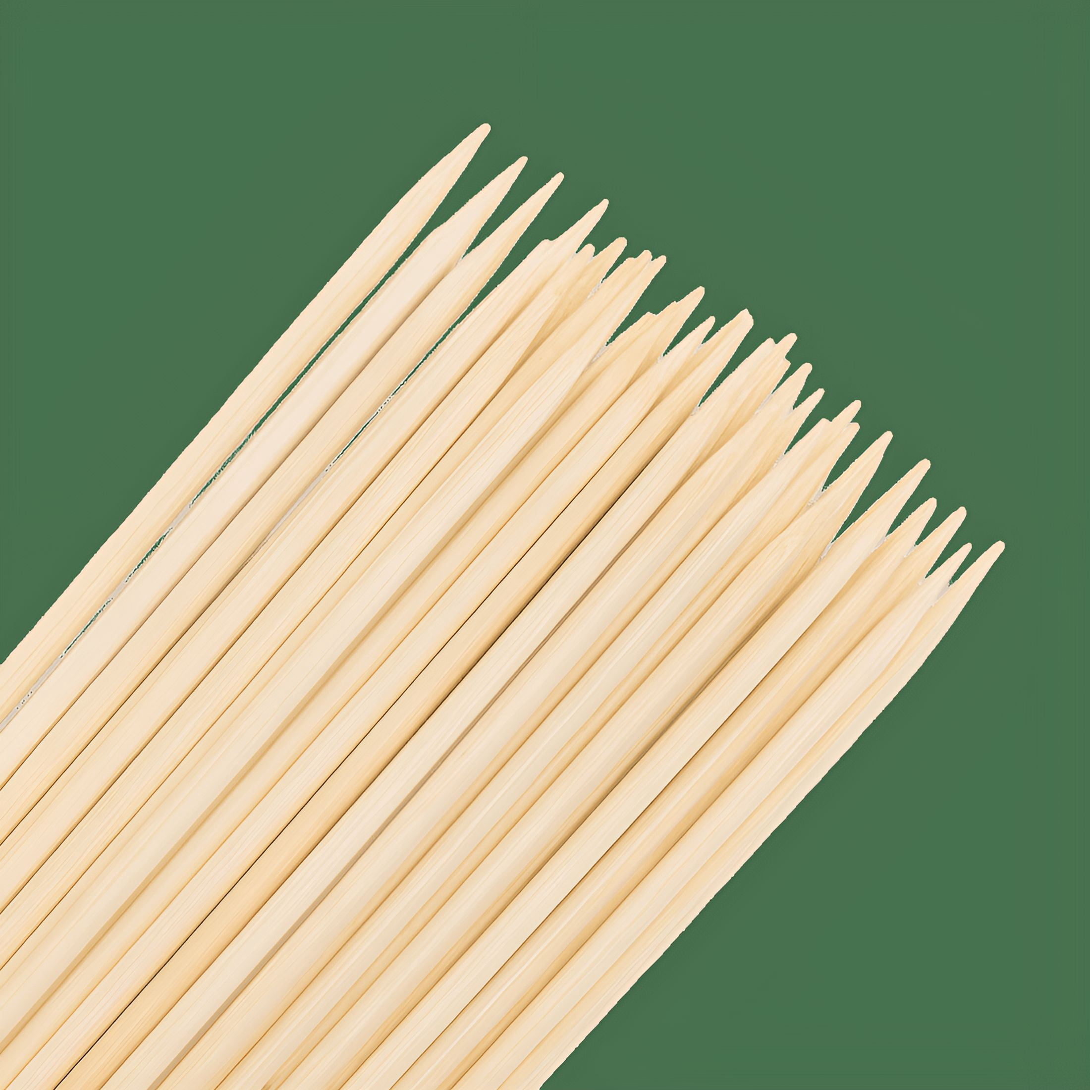 BPPEG 8-Inch Bamboo Skewers – 200 Pack Skewers for Grilling– Natural ...