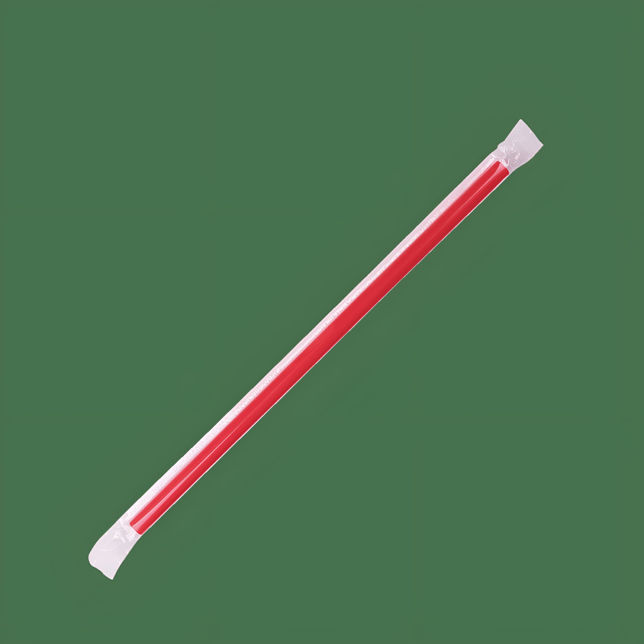 BPPEG 9" Red PP Giant Boba Straws,Individually Wrapped,8mm Straws,2,500 ...