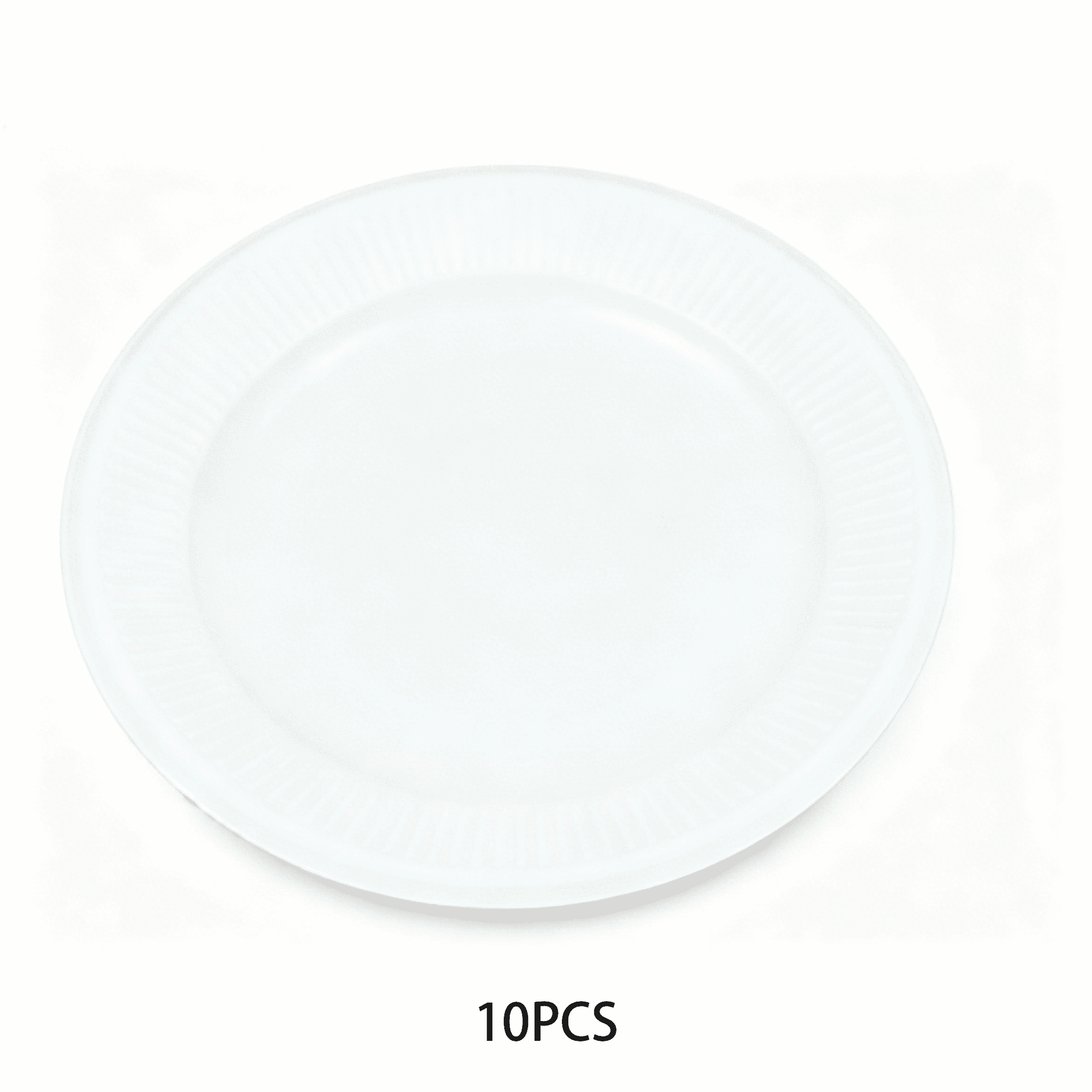 BPPEG 9 inch Paper Plates,Pack of 100 Count,white disposable plates ...
