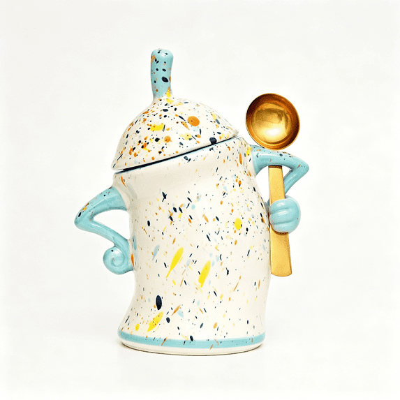 BPPEG Canister with Attitude-Attitude Jar,Ceramic Airtight Food Storage ...