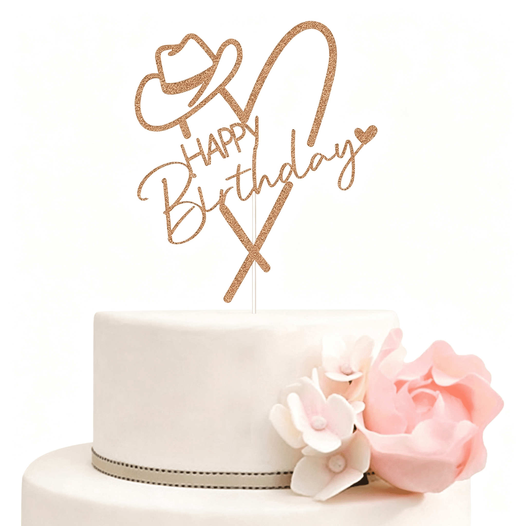BPPEG Cowgirl Happy Birthday Cake Topper,Mexican Western Birthday Cake ...