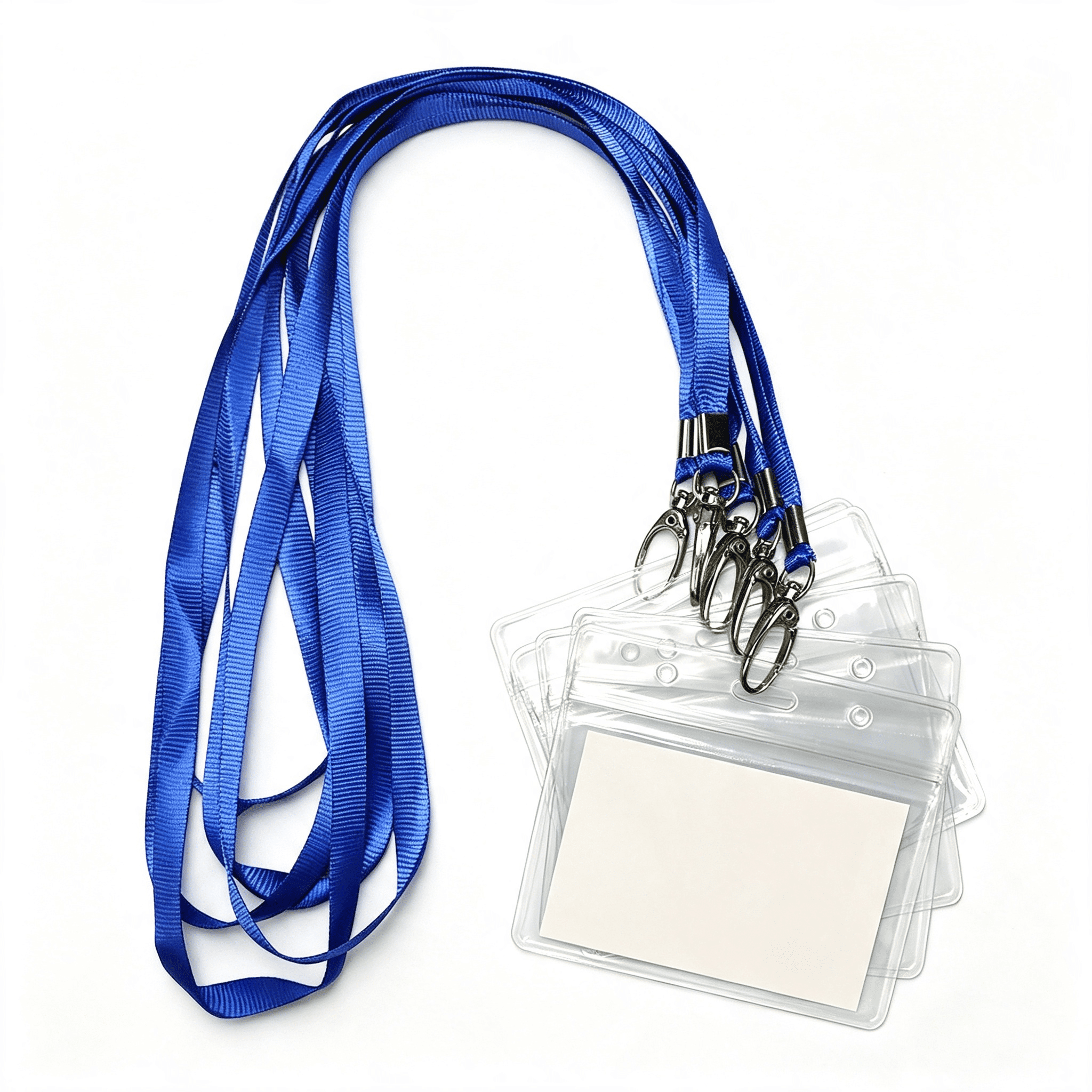 BPPEG Lanyard with Id Holder 50 Pcs Waterproof Name Tag Horizontal ...