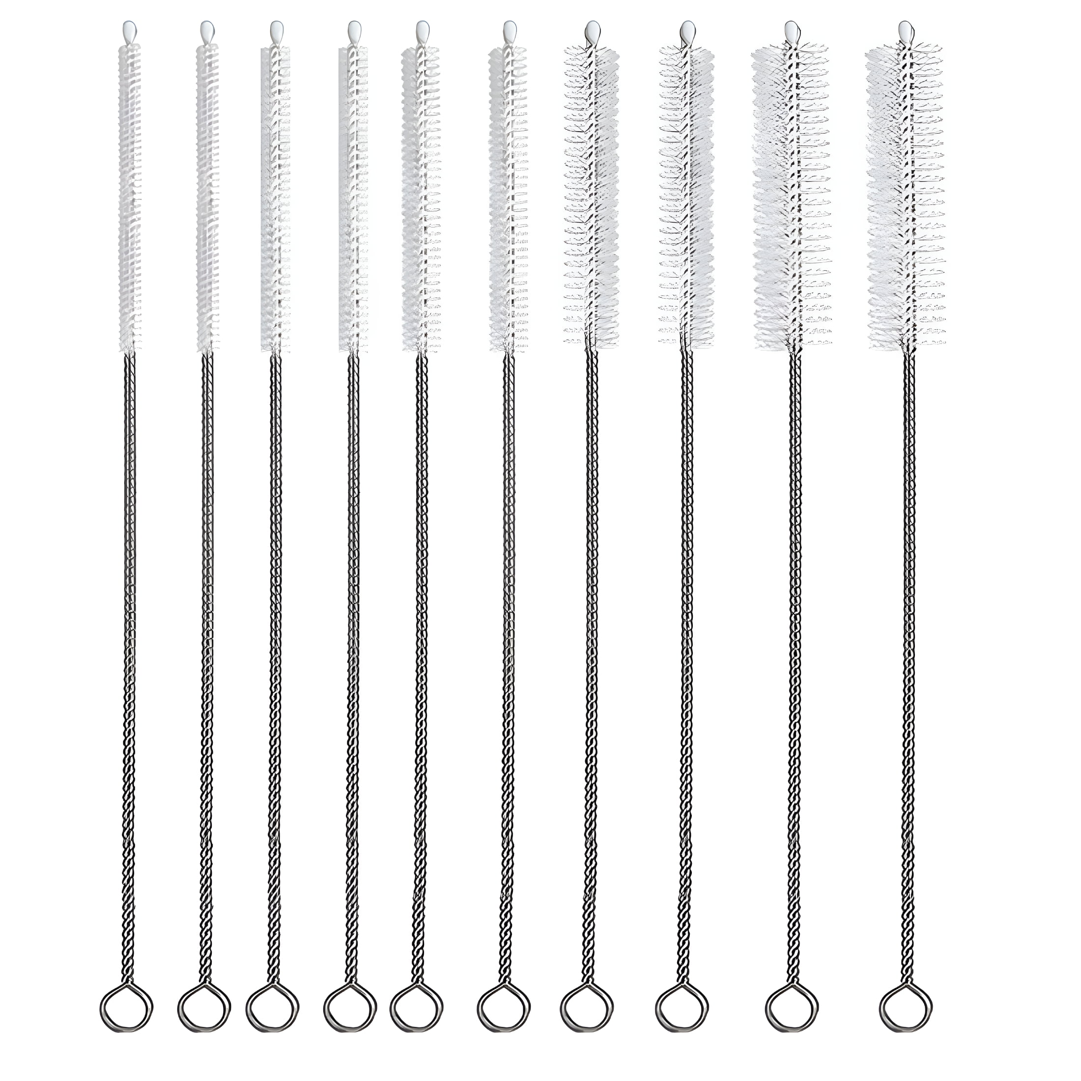 BPPEG Long Straw Cleaner Brush Extend 12 inch,Wide 6/8/10/12/15mm Diam ...