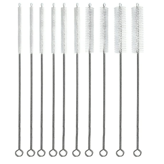 BPPEG Long Straw Cleaner Brush Extend 12 inch,Wide 6/8/10/12/15mm Diam ...