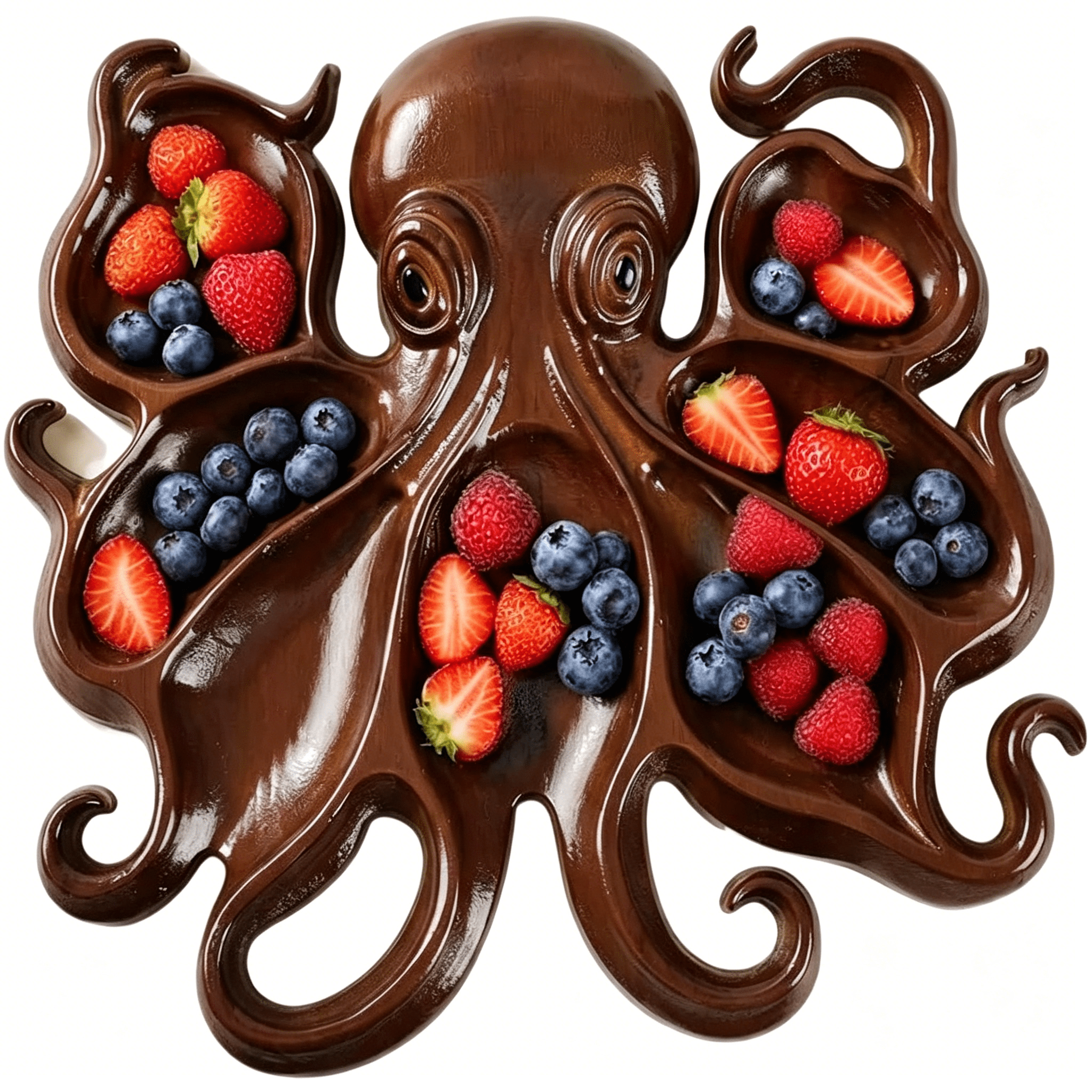 BPPEG Octopus Shaped Serving Platter,Decorative Charcuterie Tray for ...
