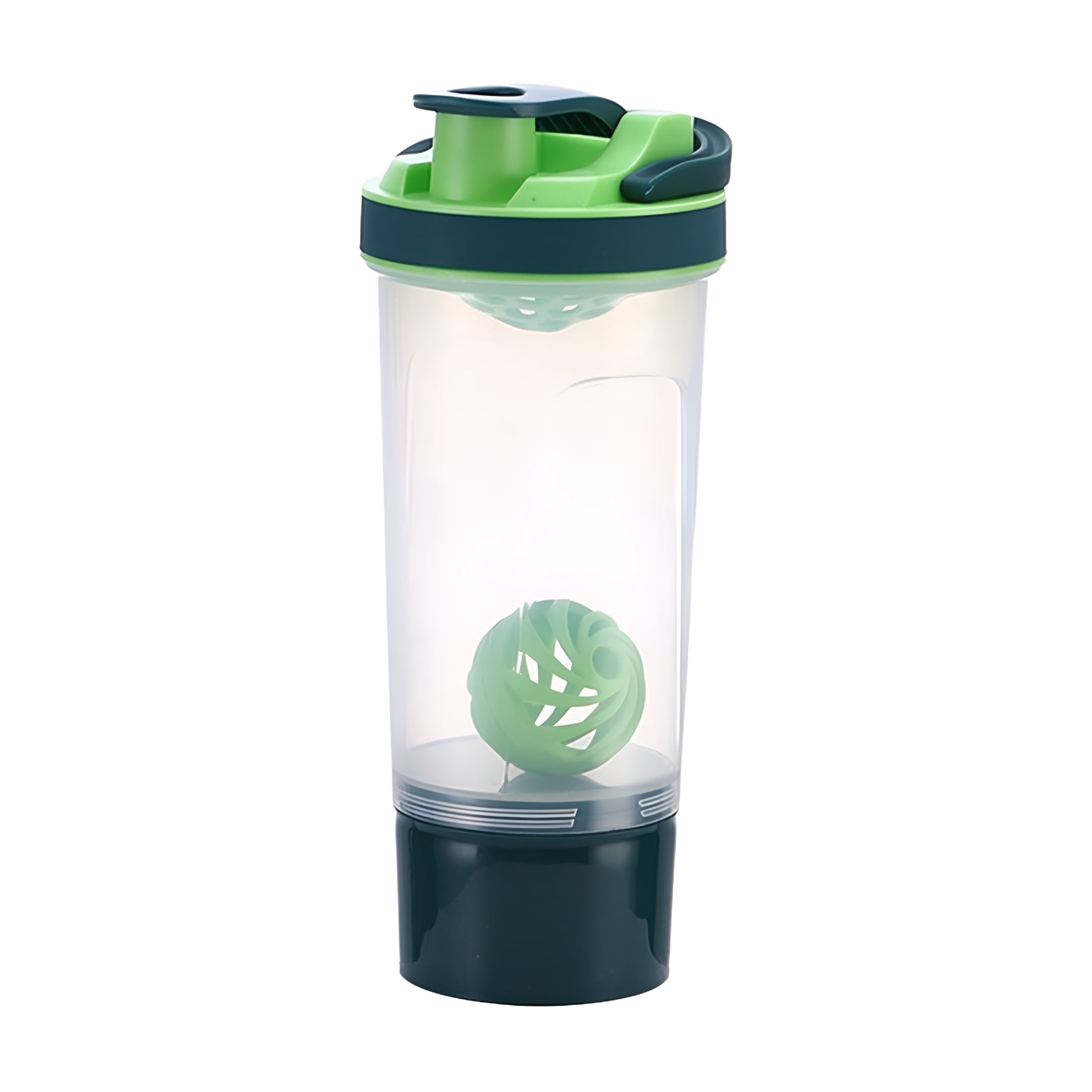 BPPEG Sports Protein Shaker Bottle with Mixer Ball, Cups for Shakes ...