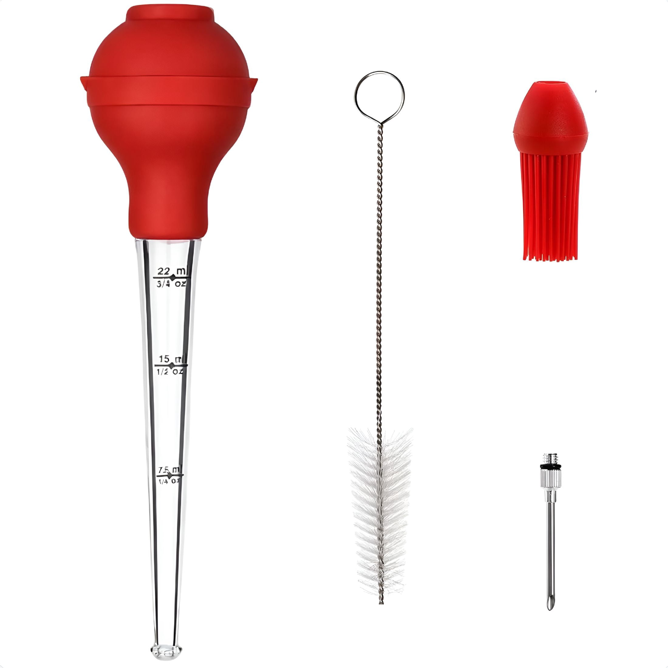BPPEG Turkey Baster Syringe Large,Long Meat Basters for Cooking ...